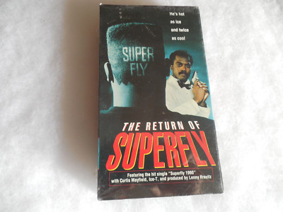 The Return of Superfly VHS New Sealed Unopened Movie Tape Curtis ...