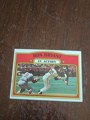 1972 Topps #186 Ron Bryant IA (NRMT+) | eBay