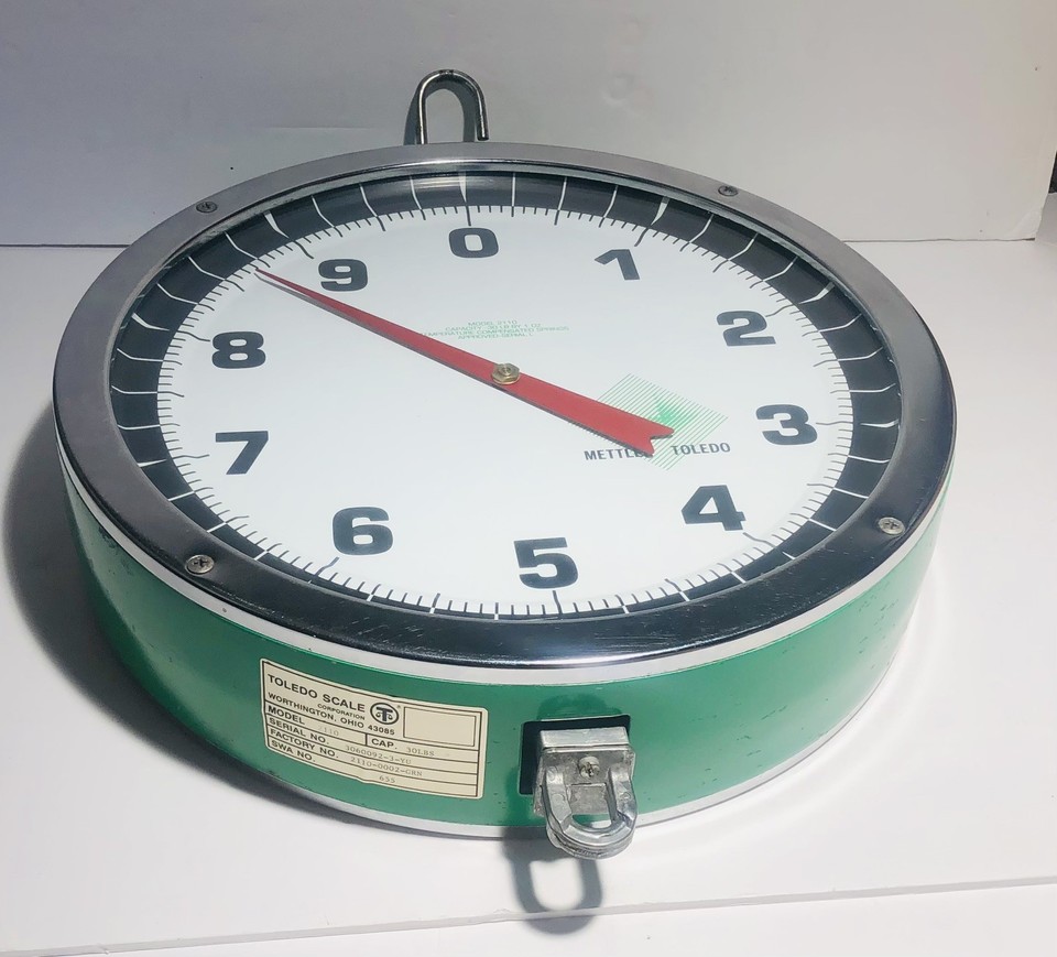 Mettler Toledo Double Sided 30lb Scale Model 2110 With Pan - No Hanger ...