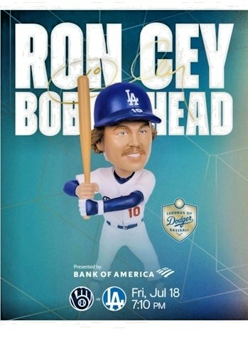 Ron Cey 2025 Dodgers LEGENDS Bobblehead SGA | eBay