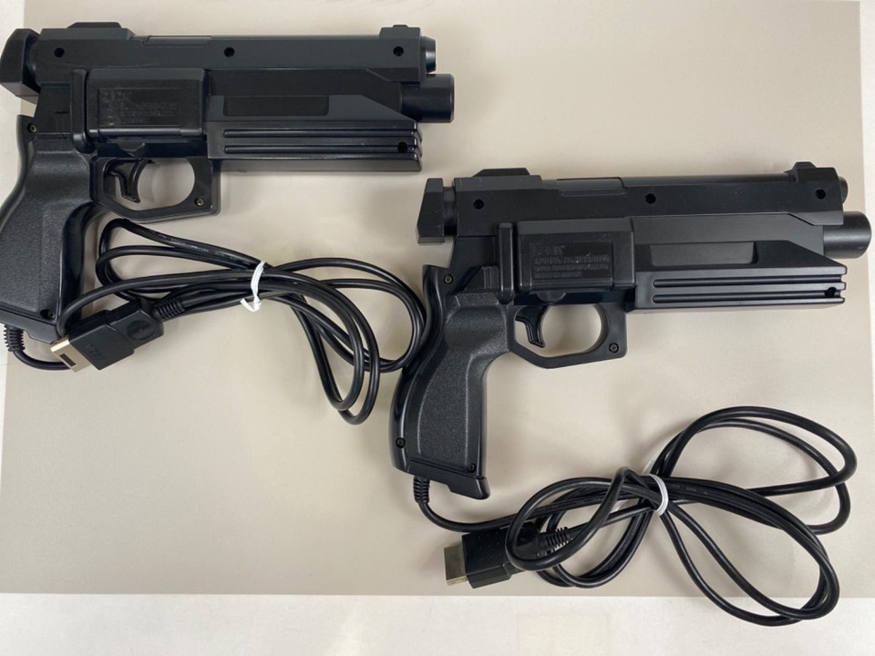 Sega Saturn GUN CONTROLLER Virtua Cop HSS-0122 Work for CRT TV Only ...
