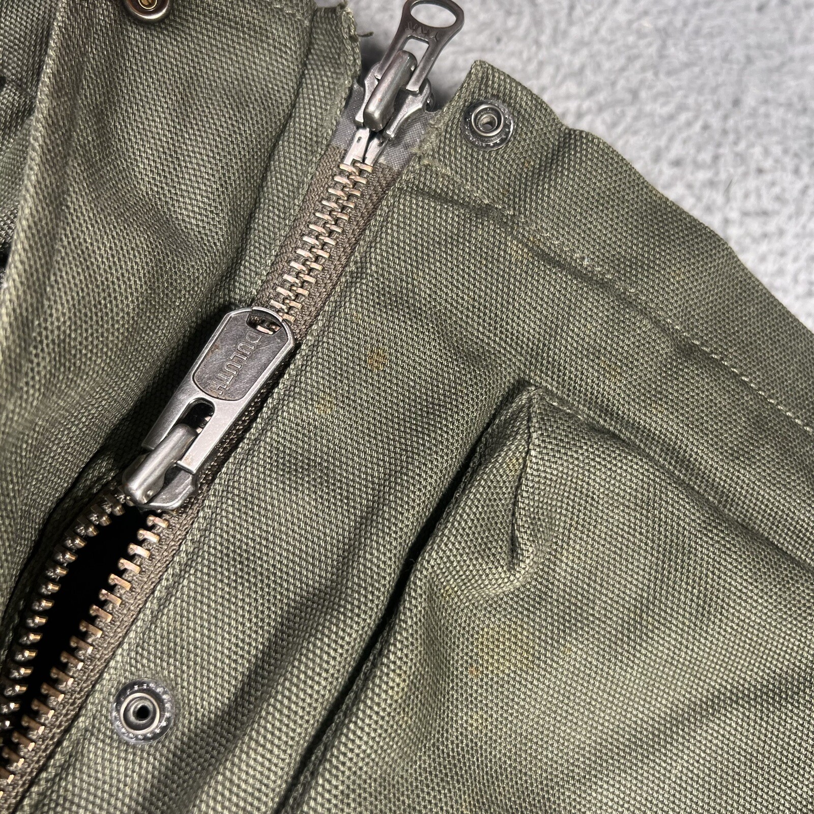 Duluth Trading Mens Canvas Field Jacket Utility Green… - Gem