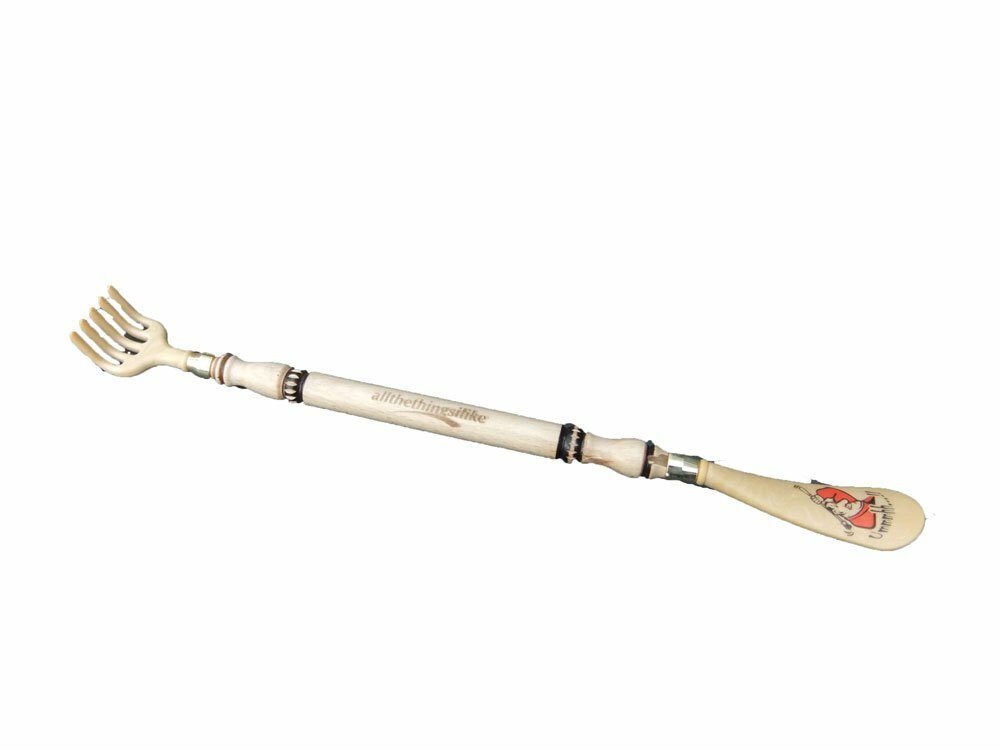 High Quality Real Wood Back Scratcher and Shoe Horn | eBay