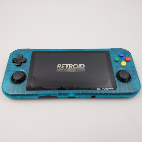 Retroid Pocket 3+ Plus Clear Ice Blue Handheld Game Console 128gb | eBay