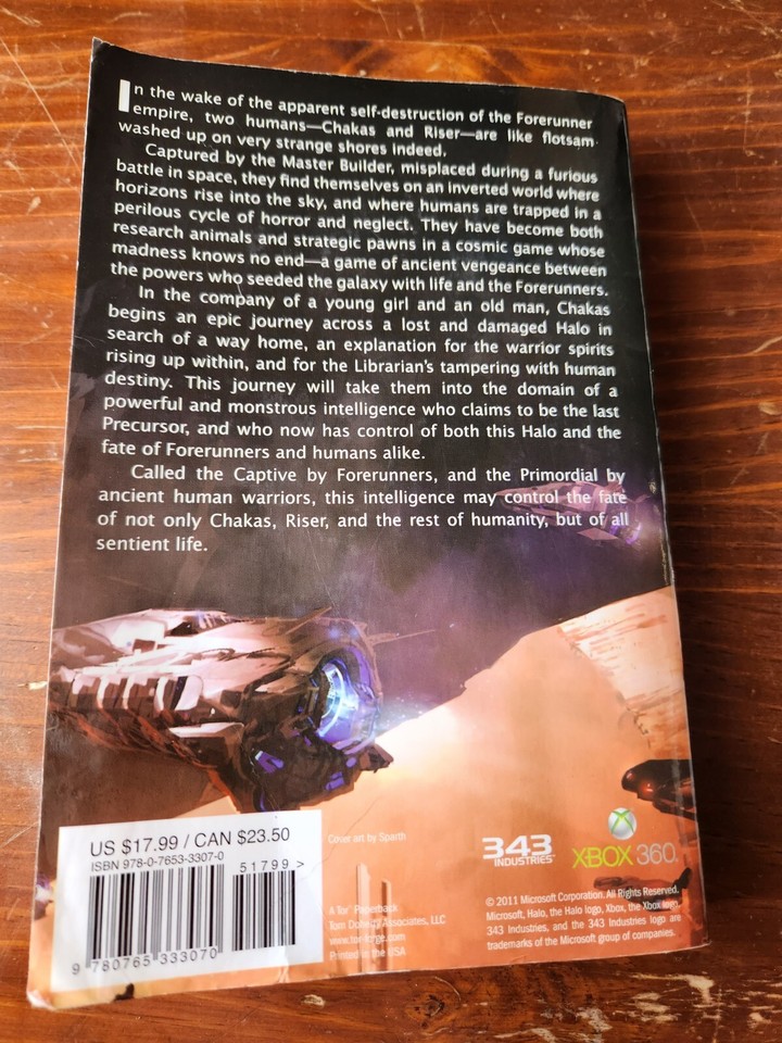 Halo Primordium The Forerunner Saga Book 2 9780765333070| eBay