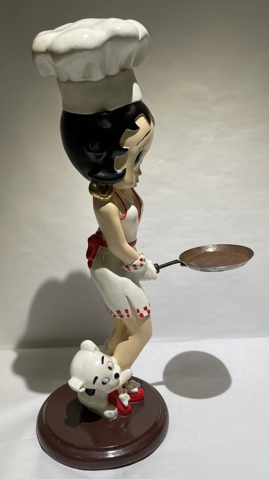 Betty Boop & Pup Chef VINTAGE/RARE XL Statue - Used - Good Condition | eBay