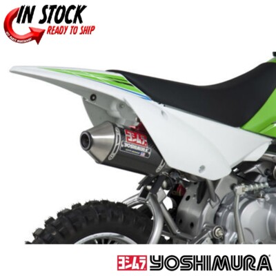 Yoshimura RS-2 Mini Stainless/Carbon System-Kawasaki-KLX 110 2002 ...