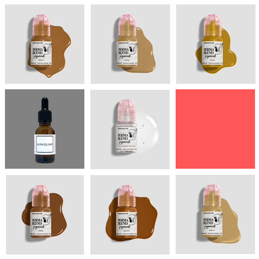 PERMA BLEND PMU Permanent Makeup Eyebrow Lip Microblading Permablend Pigment Ink | eBay