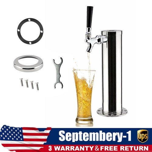 Beer Dispenser Kit Draft Beer Kegerator Tower Stainless Steel Beer ...