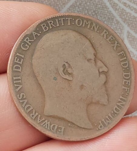1908 Edward VII UK One Penny 1d coin Kayihan coins T22 | eBay