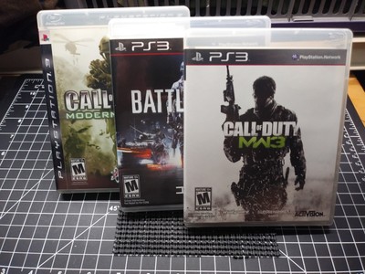 PS3 (3) Game Lot Call Of Duty 4 MW-COD MW3-Battlefield 3 - All W/Cases ...