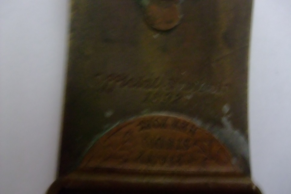 Vintage Tiffany Studios Landing o Columbus Brass Belt Buckle COLUMBIAN ...