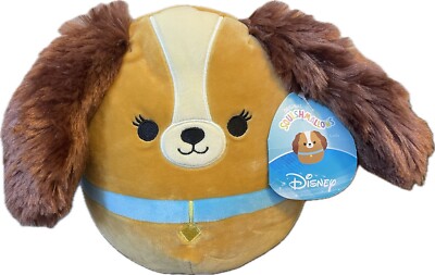 Squishmallow Lady Disney Lady And The Tramp 9” Dog Plush Stuffed NWT | eBay