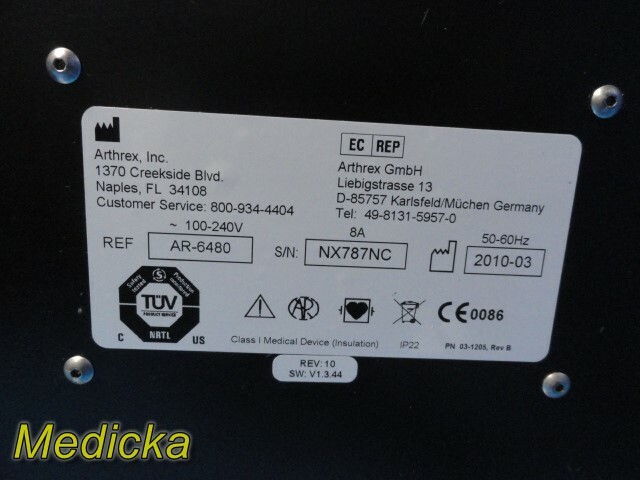 2010 Arthrex APS II Shaver Console W/ AR-6480 Dual Pump & Remote ...