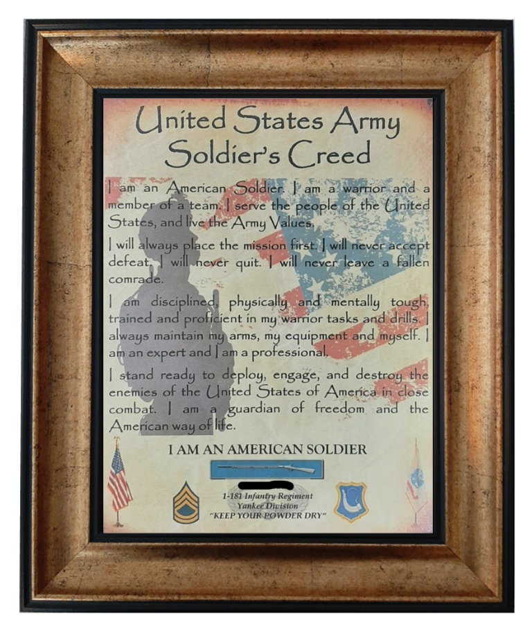 Army Tankers Creed
