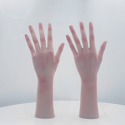 Silicone Female Right Hand Model Bendable Model Realistic Hand for ...