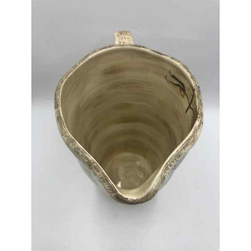 Dario Farrucci Designs Ceramic Pitcher Grapevine Theme With Handle | eBay