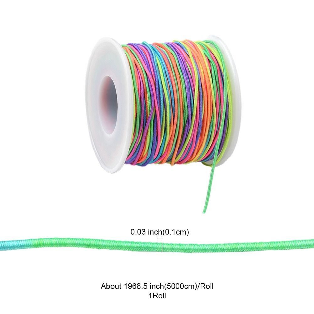 Bracelet Making Stretchy String 1MM Elastic String Durable Rope Sewing ...