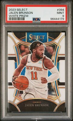 2023 Select Jalen Brunson White Prizm PSA 9 | eBay