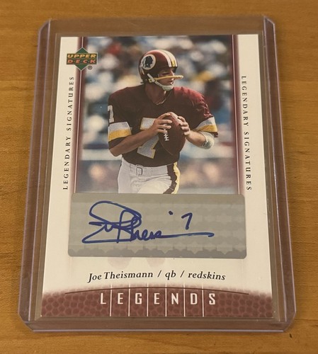 2006 Upper Deck Legends Joe Theismann AUTO | eBay