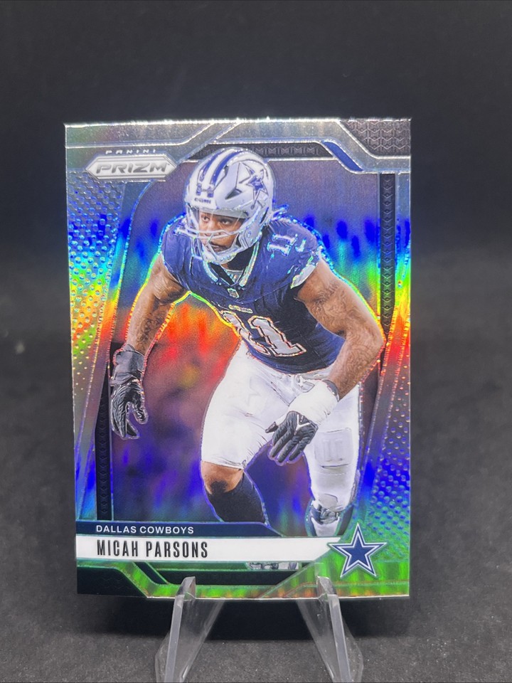 Micah Parsons 2024 Panini Prizm Silver Prizm SP #77 - Dallas Cowboys | eBay