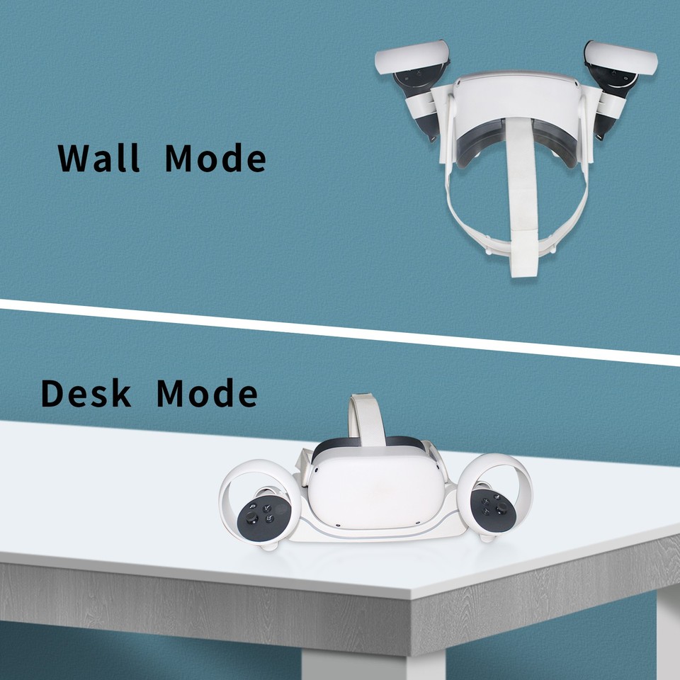 Magnetic Charging Dock Station Storage Stand Base For Oculus Quest 2 VR ...