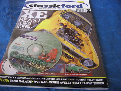 CLASSIC FORD MAGAZINE DEC 2004 XE MK1 XR4I FIESTA MK1 TRANSIT CAPRI 2.8 ...