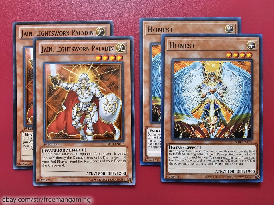 Yugioh Lightsworn Deck 42 Card Judgment Dragon Ryko Wulf Budget ...