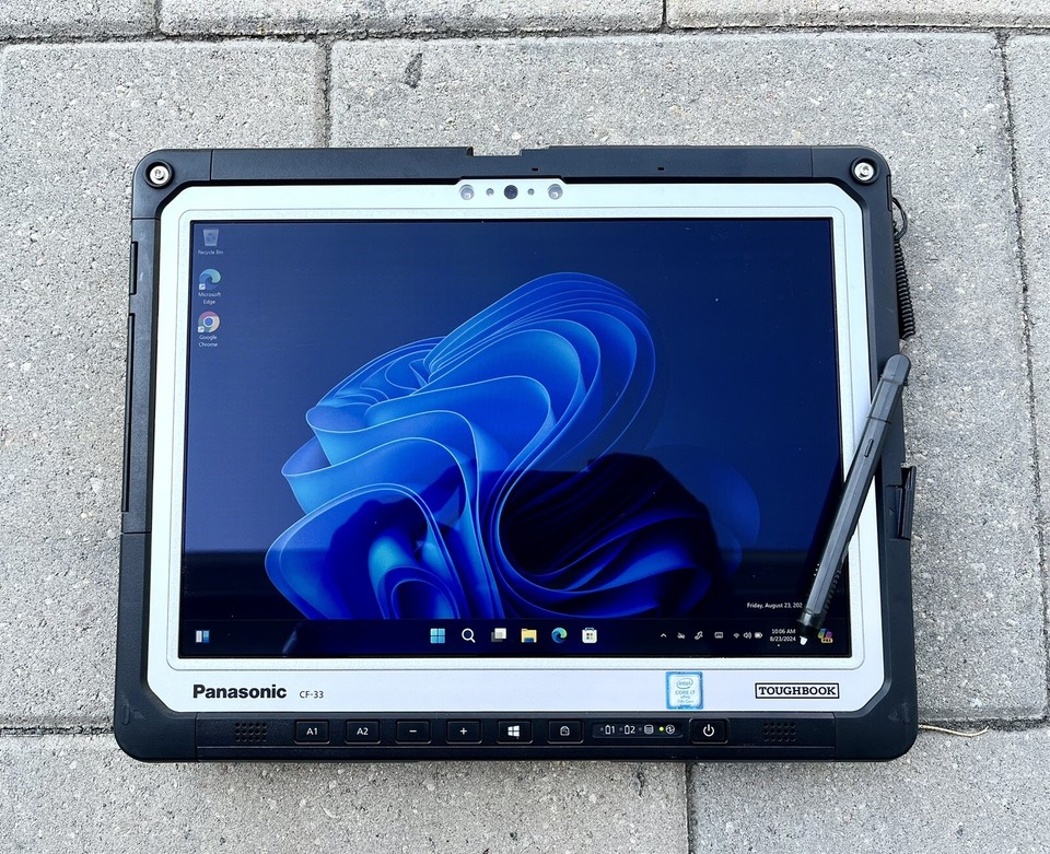 Panasonic Tough Tablet CF-33 Touch 2.80GHz Core i7-7600U 16GB 512GB SSD ...