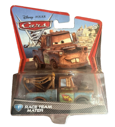 Mattel V2798 Disney Pixar Cars 2 Race Team Mater Tow Truck | eBay