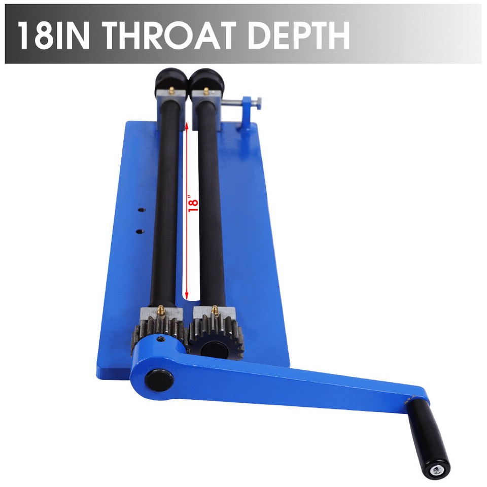 18" Bending Machine Sheet Metal Bead Roller Swager Plate Steel Body 6 ...