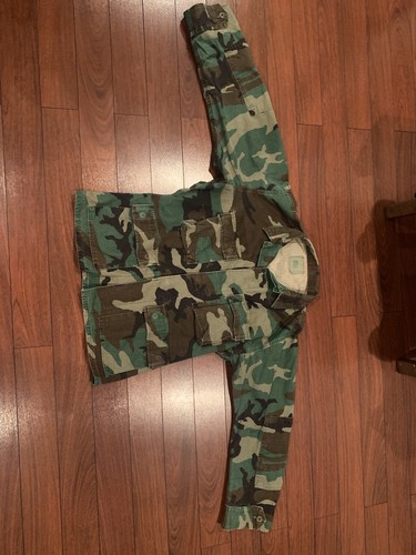 M81 Woodland uniform shirt USGI BDU top medium short 1993 | eBay