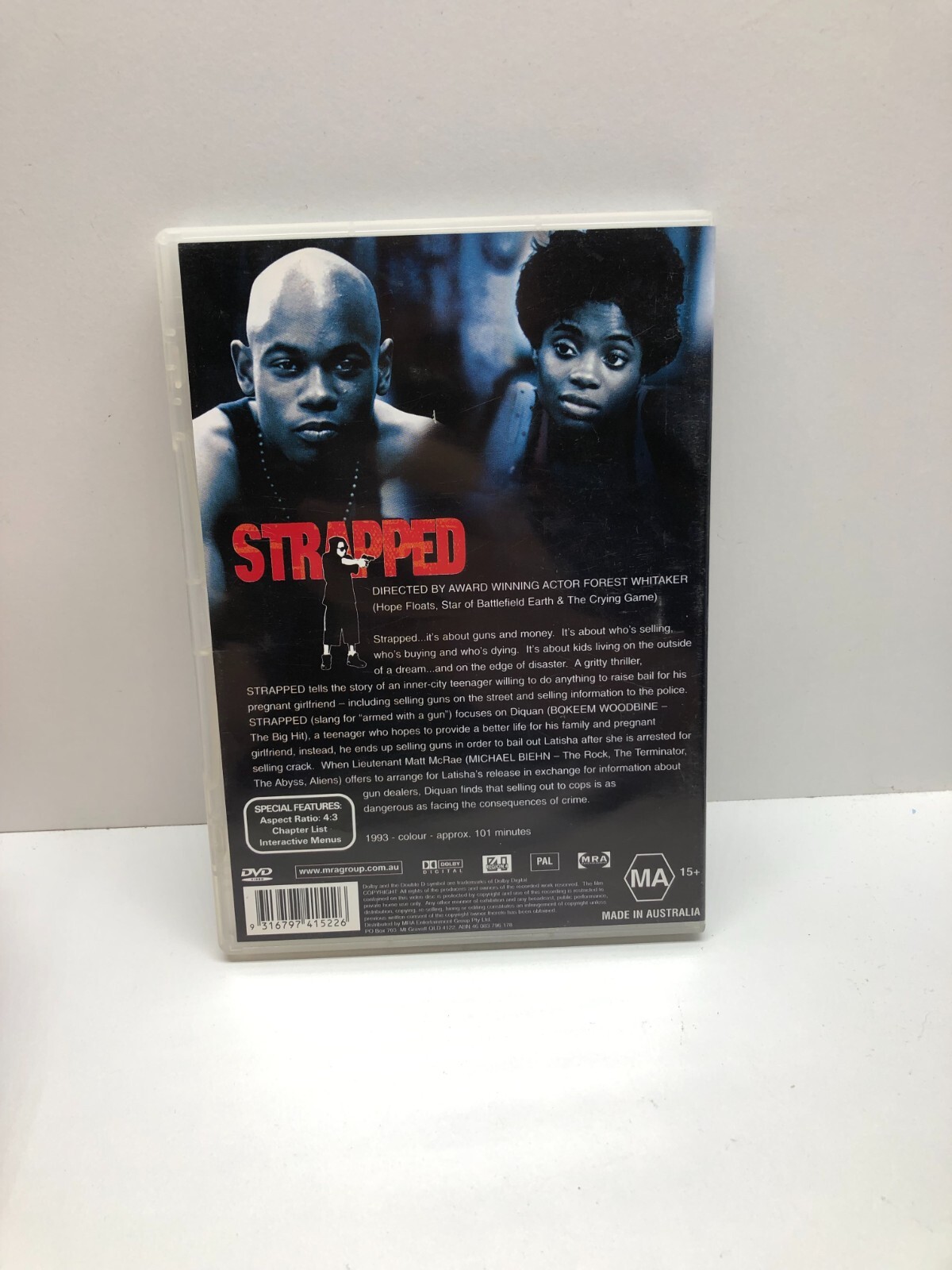 Strapped (DVD, 1993) Very Good Condition Region 4 9316797415226 | eBay