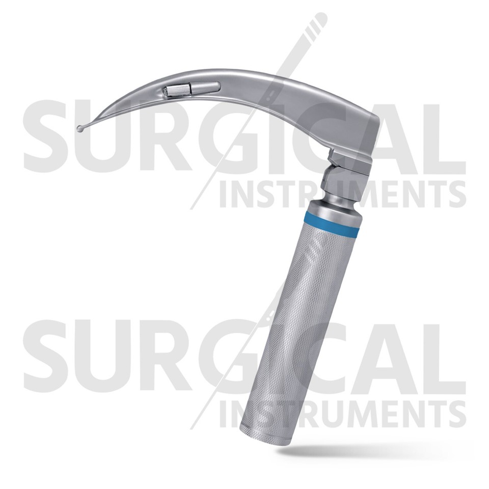 11 Pcs Laryngoscope Mac & Miller Set W/FREE Bulbs EMT Intubation German ...