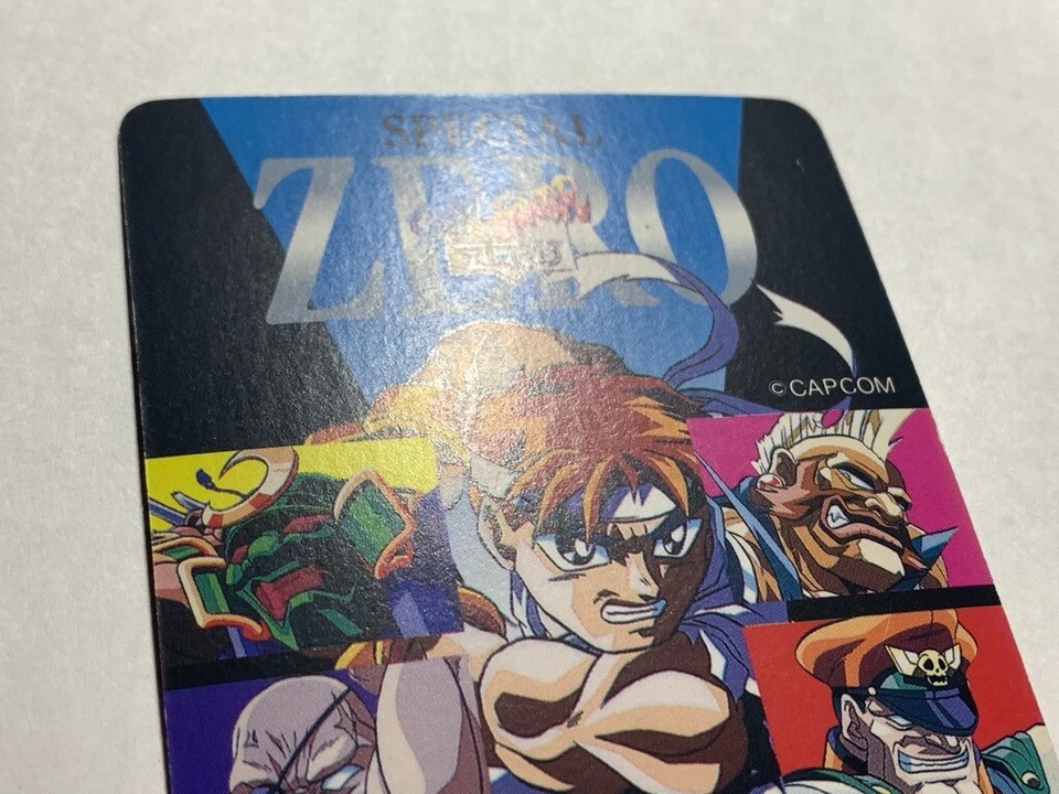 Adon Street Fighter ZERO Arcade capcom Card 1995 JAPAN GAME CARDDASS No ...