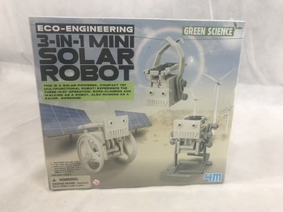 3 in 1 Mini Solar Robot 4m 24520 Children’s Model New In Box | eBay