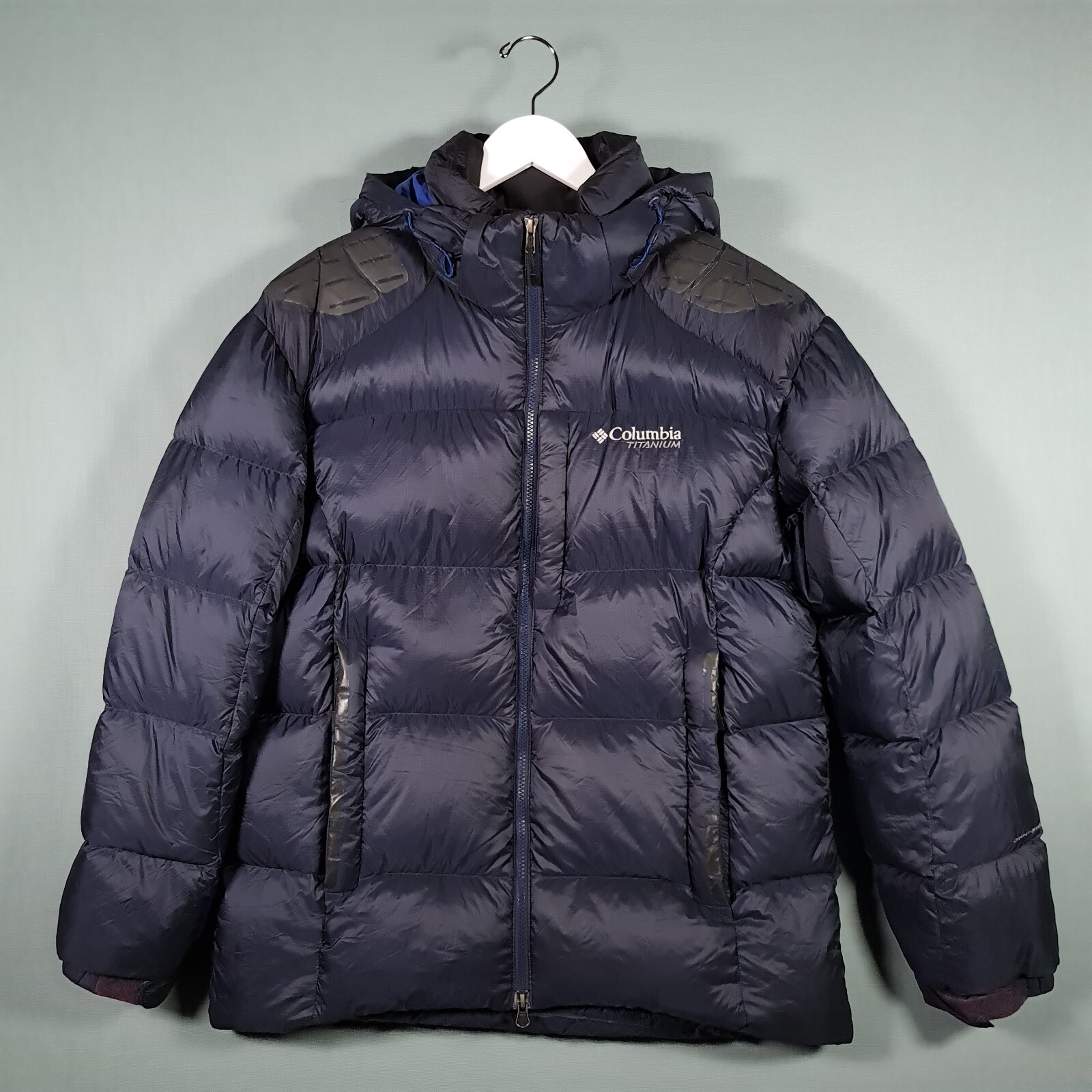 VINTAGE COLUMBIA Titanium Puffer Jacket Mens Large Bl… - Gem