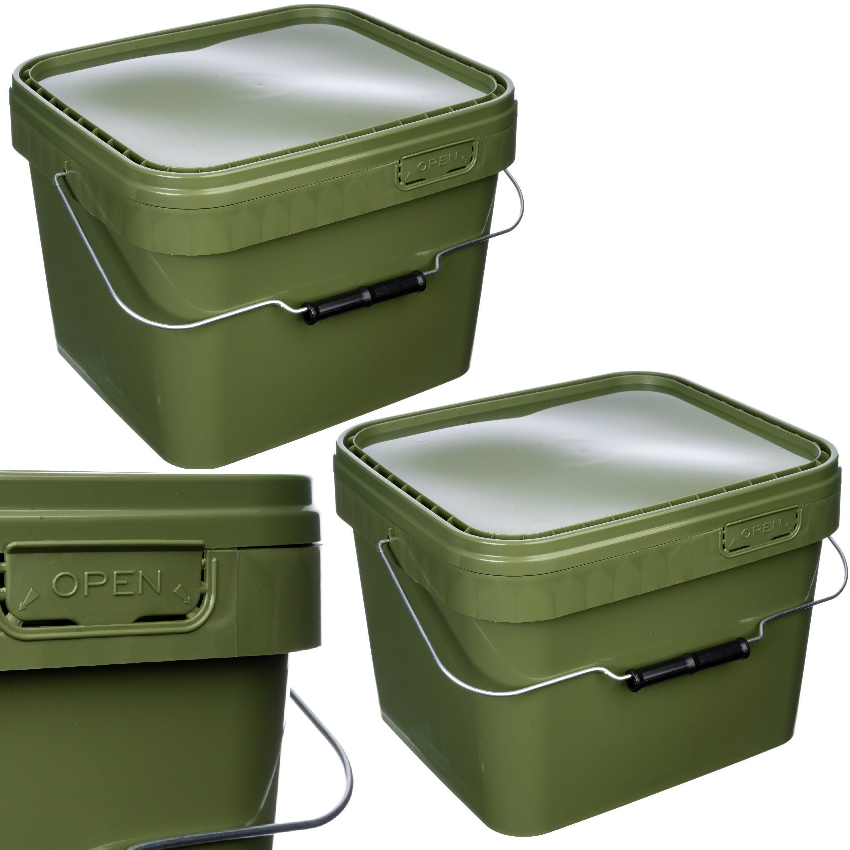 Opening Square Buckets With Lids Hot Selling Square Plastic Bucket