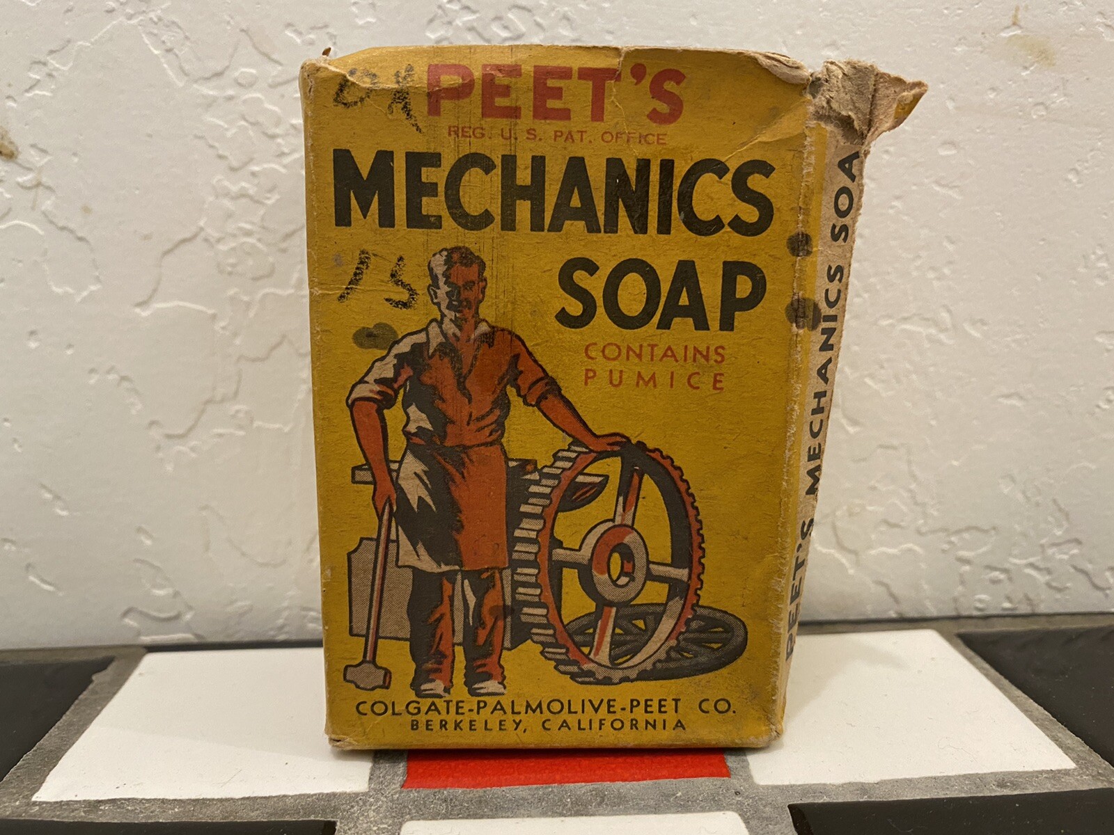 PEET'S MECHANICS SOAP FULL BAR IN VINTAGE BOX(PRE 1953?) | eBay