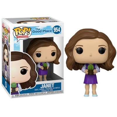 Funko Pop The Good Place - Janet (Holding Cactus Plant) 889698468404 | eBay