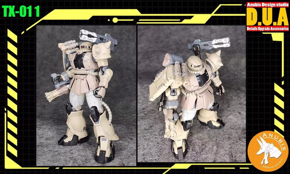 for HG 1/144 The Origin 1x RESIN Shoulder Cannon Kit Anubis TX010 Zaku ...