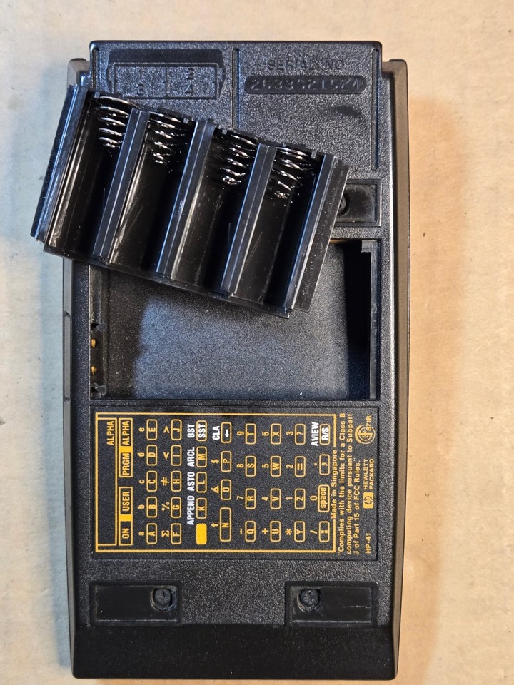 HP Hewlett Packard 41CV Vintage Calculator W/3 Modules - Excellent ...
