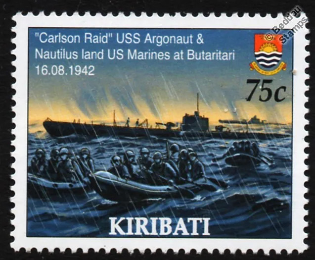 USS ARGONAUT & NAUTILUS (WWII Makin Island Carlson Raid) Submarine ...