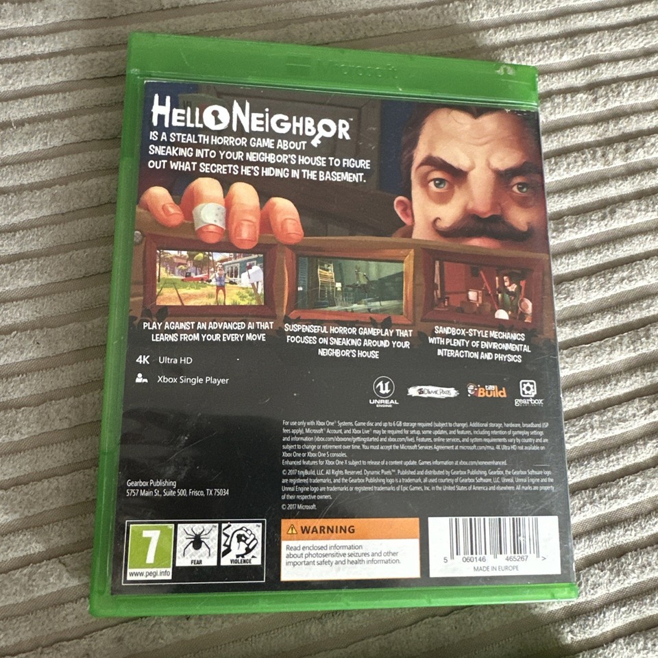 Hello Neighbor - Xbox One Game | eBay