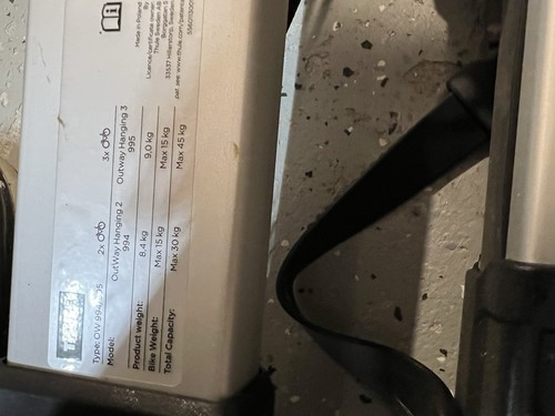 Thule Outway Hanging 2-Bike Trunk Mounted Rack, 994005 - MSRP $399 | eBay