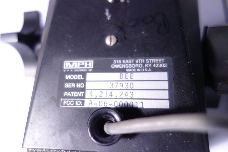 MPH Industries BEE Radar Gun / accessories / Radar Tuning Forks ...