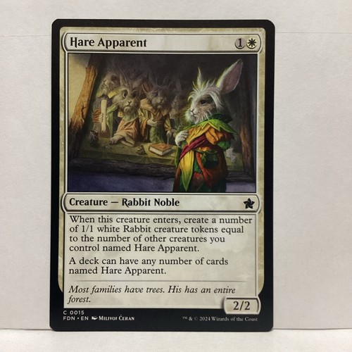 Magic: The Gathering Hare Apparent Foundations Common #0015 | eBay