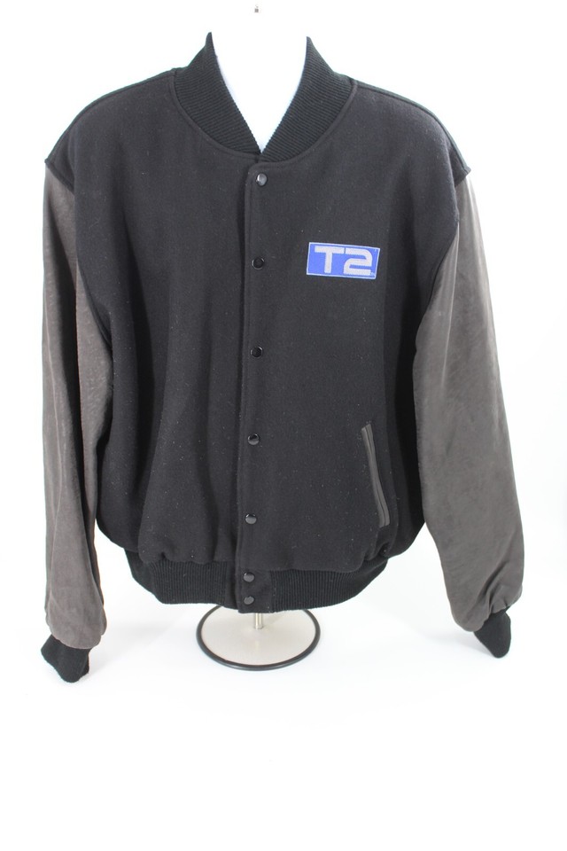 Vintage Terminator 2 1991 Original Crew Varsity Jacket 2XL made in USA ...