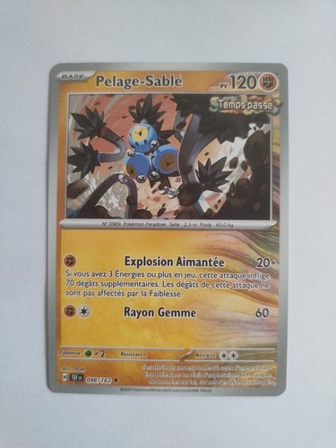 Carte Pokémon - Pelage-Sablé 098/162 - Forces Temporelles EV05 | eBay