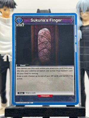 Union Arena TCG 4 Sukuna's Finger JJK-1-063 Jujutsu Kaisen Common! | eBay